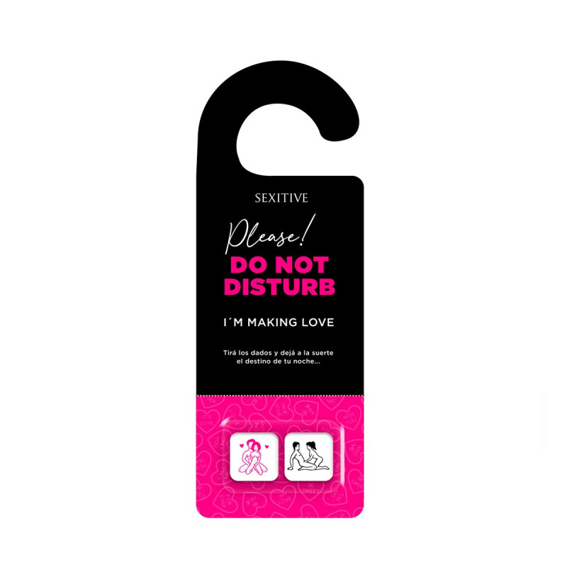 Please! Do not disturb + Juego de Dados Sexitive | Ts Mayorista